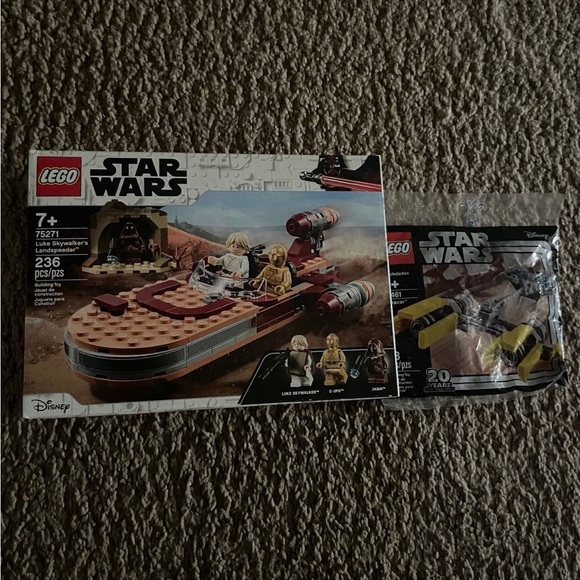 Lego | Toys | Lego Star Wars Luke Skywalkers Landspeeder 7527 And Lego ...